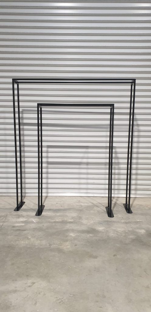 EZEL - 3D Black Frame Backdrop - Hazel Events - Prop Hire Melbourne